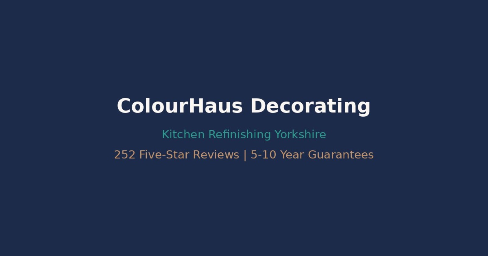 New Kitchen Leeds | ColourHaus